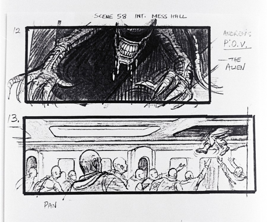 Alien3storyboard – Monster Legacy